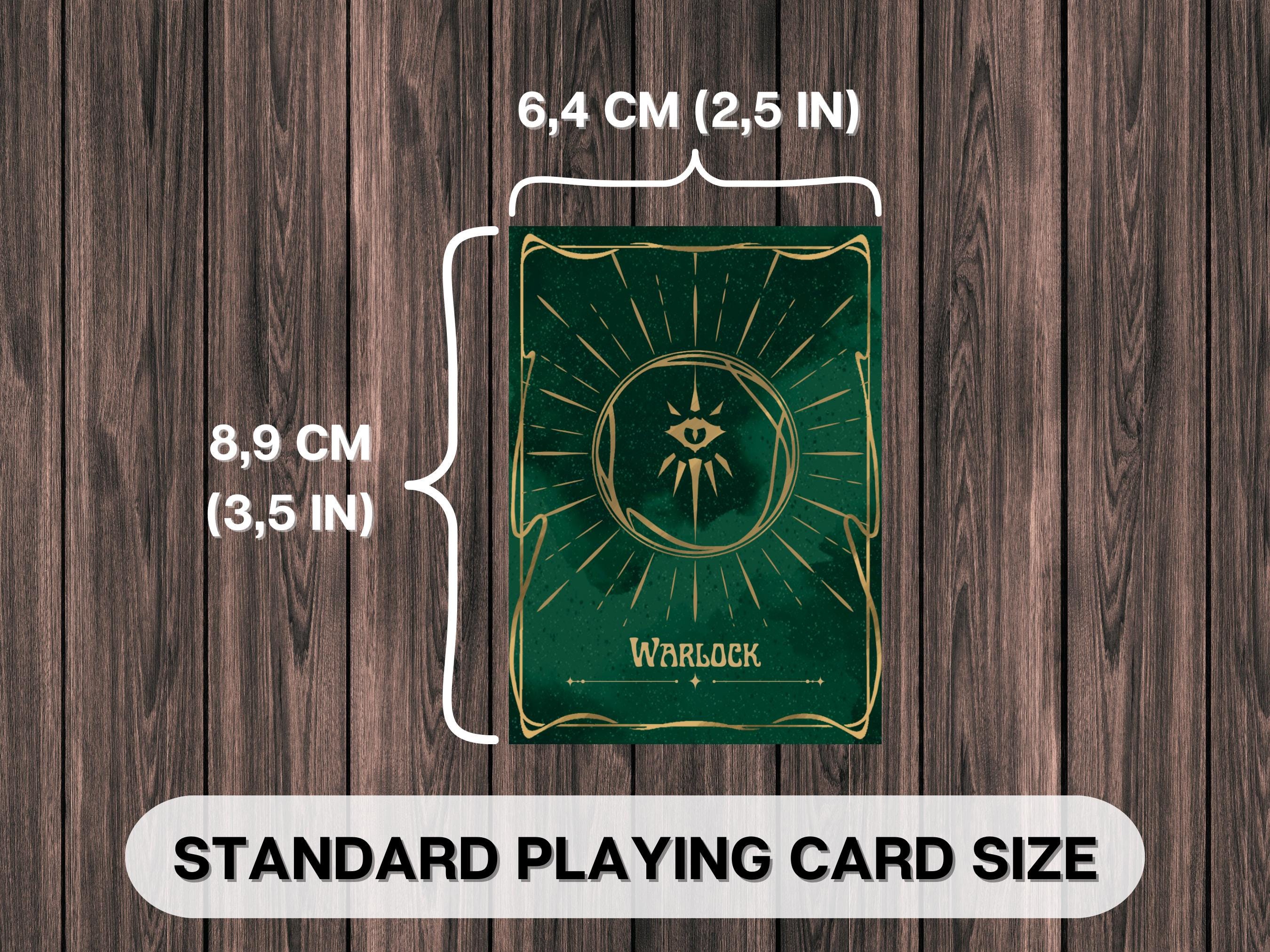 Dnd Warlock Spell Cards, Dungeons and Dragons Printable, D&D 5E 2014 ...