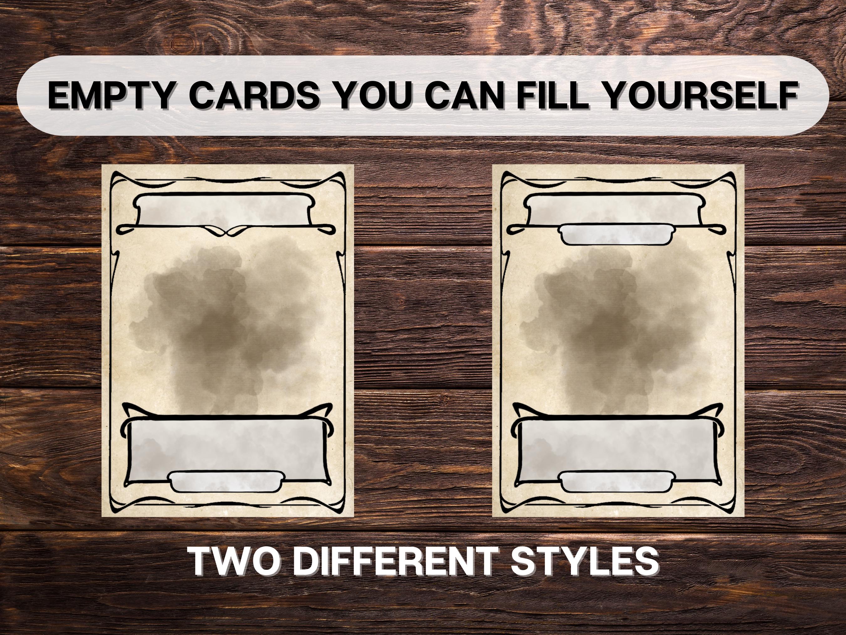 Dnd Healing Potions Cards, Dungeons and Dragons RPG Printable, Game ...