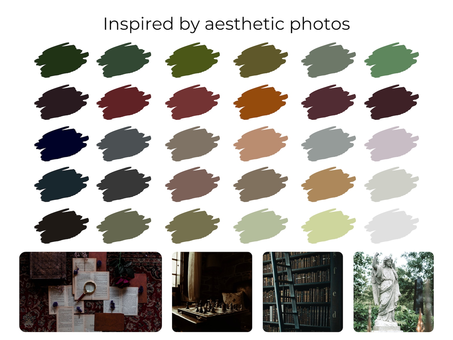 Dark Academia Aesthetic Color Palette Dark Academia Aesthetic Color Palette