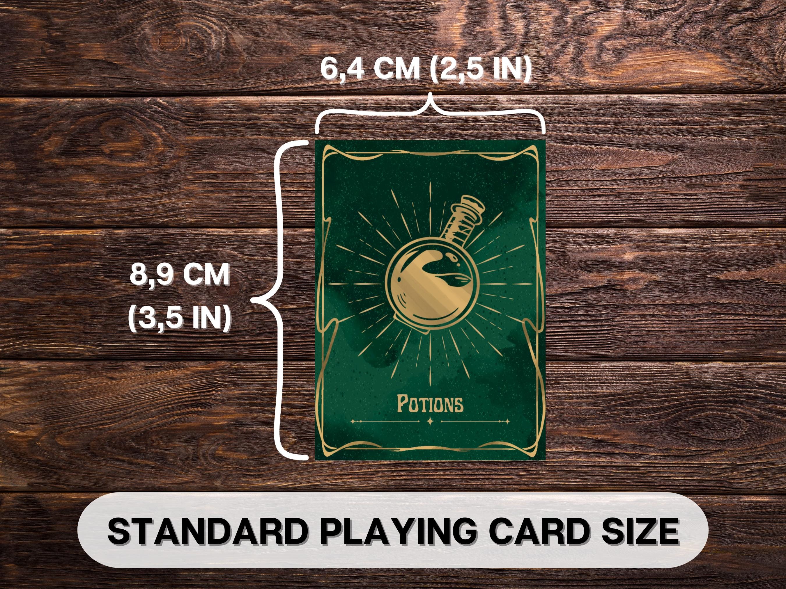 Dnd Healing Potions Cards, Dungeons and Dragons RPG Printable, Game ...
