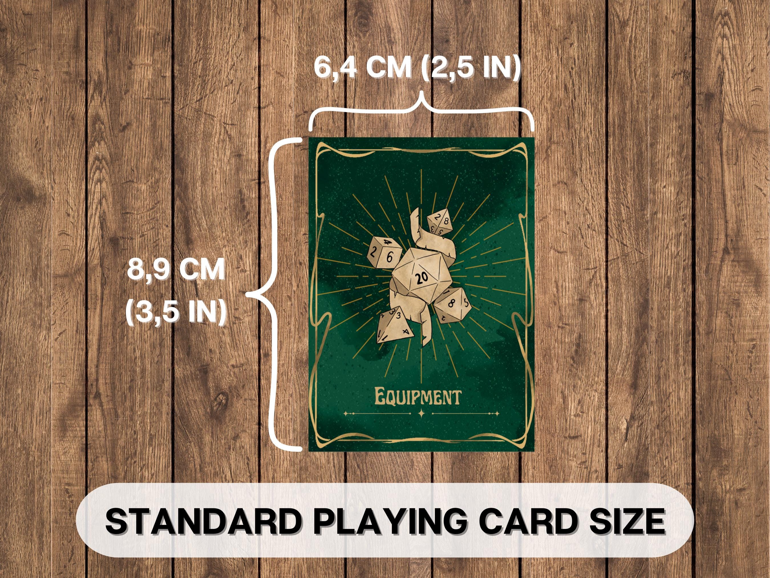 Dnd Gaming Sets Equipment Cards, Dungeons and Dragons Printable, D&D 5E ...