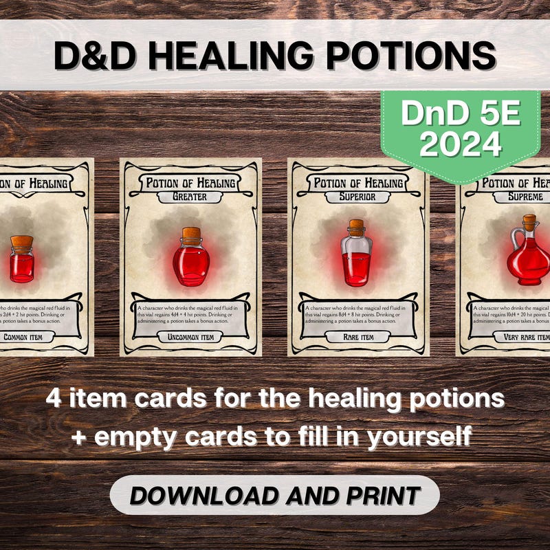 Healing Potion - Etsy