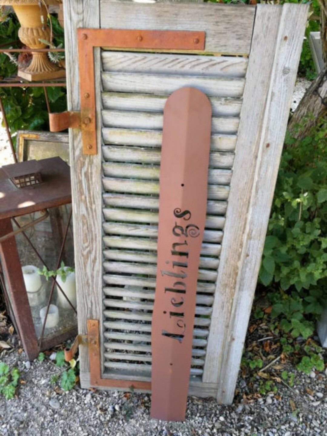 Patina Fence Slat Favorite Garden Decoration Rust Garden Decoration ...