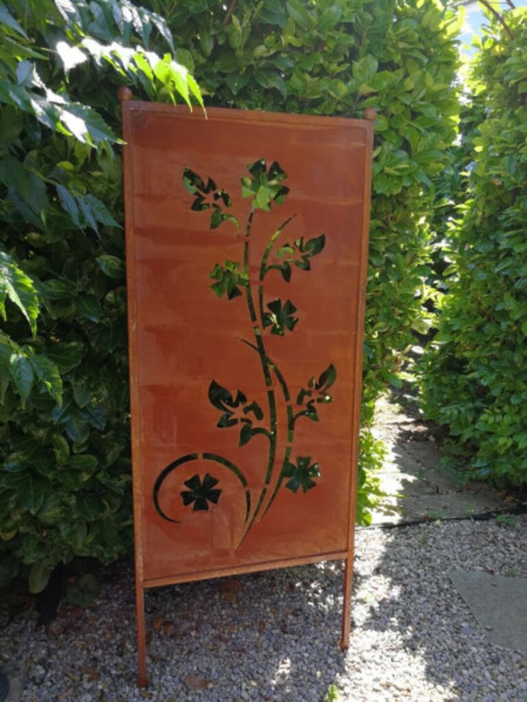 Edelrost Screen Flower Cicek Garden Decoration Rust Garden Decoration ...
