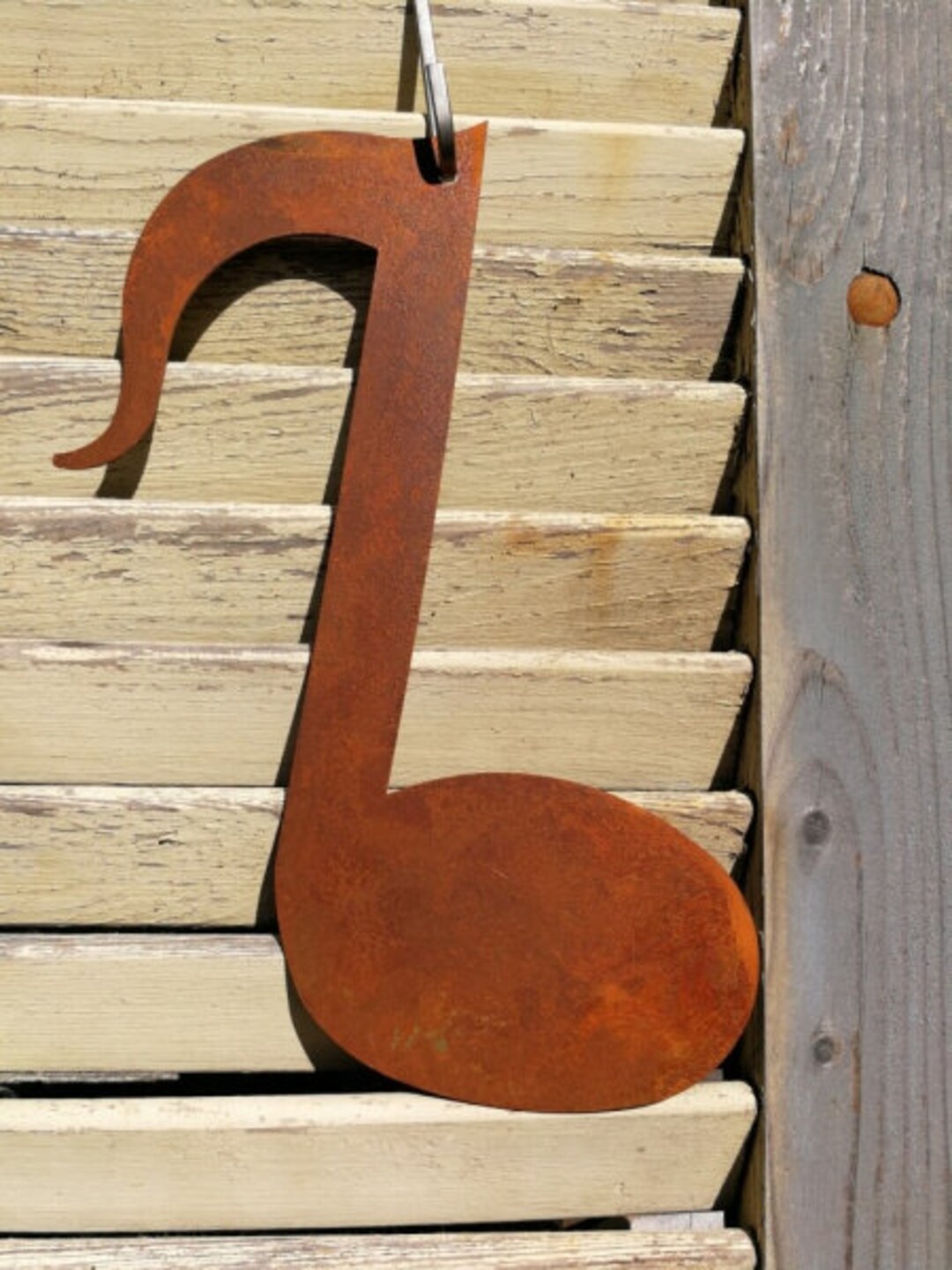 Noble Rust Note for Hanging, 1 Flag Garden Decoration Rust Garden ...