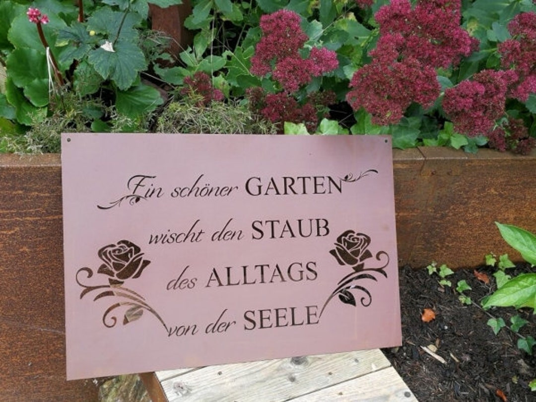 Noble Rust Poetry Board Everyday Life Rust Sign Metal Sign Decorative ...