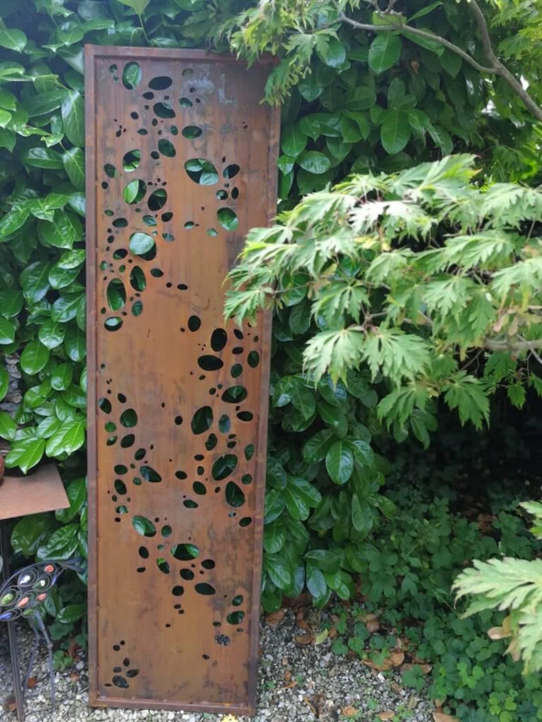 Rusty Metal Screen Buco Garden Decoration Rust Rust Decor Garden ...