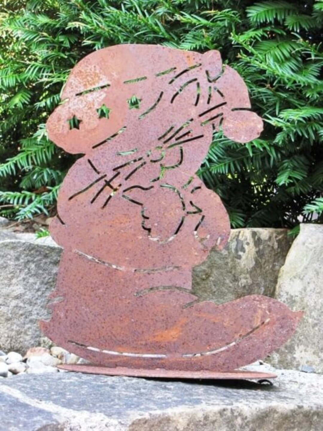 Noble Grate Cat in Boots Garden Decoration Animal Figure Rust Animal - Etsy