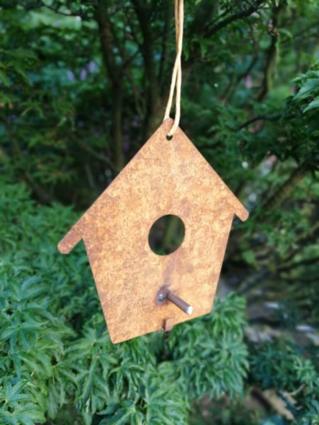 Edelrost Birdhouse Mimi for Hanging Feeding House Garden Decoration ...