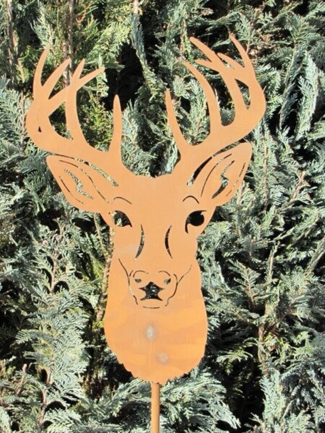 Noble Rust Garden Plug Proud Deer Garden Decoration Animal Figure Rust ...