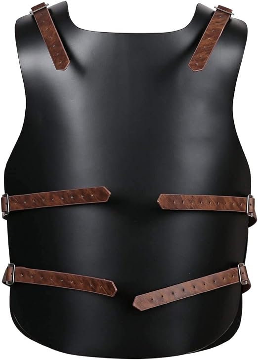 Medieval Viking Warrior Chest Armor Leather West Styel Black - Etsy