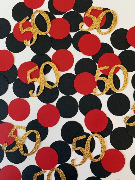 50th Birthday Confetti - Etsy