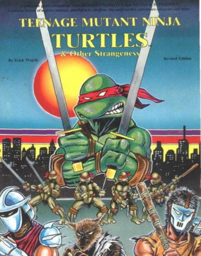 Teenage Mutant Ninja Turtles: RPG PDF Key / Archive 8pk palladium Books ...