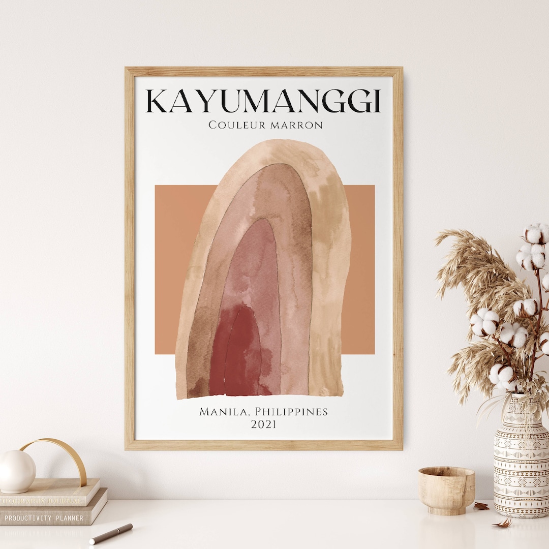 Kayumanggi Philippine Poster Inspired by Matisse Wall Art & Picasso ...