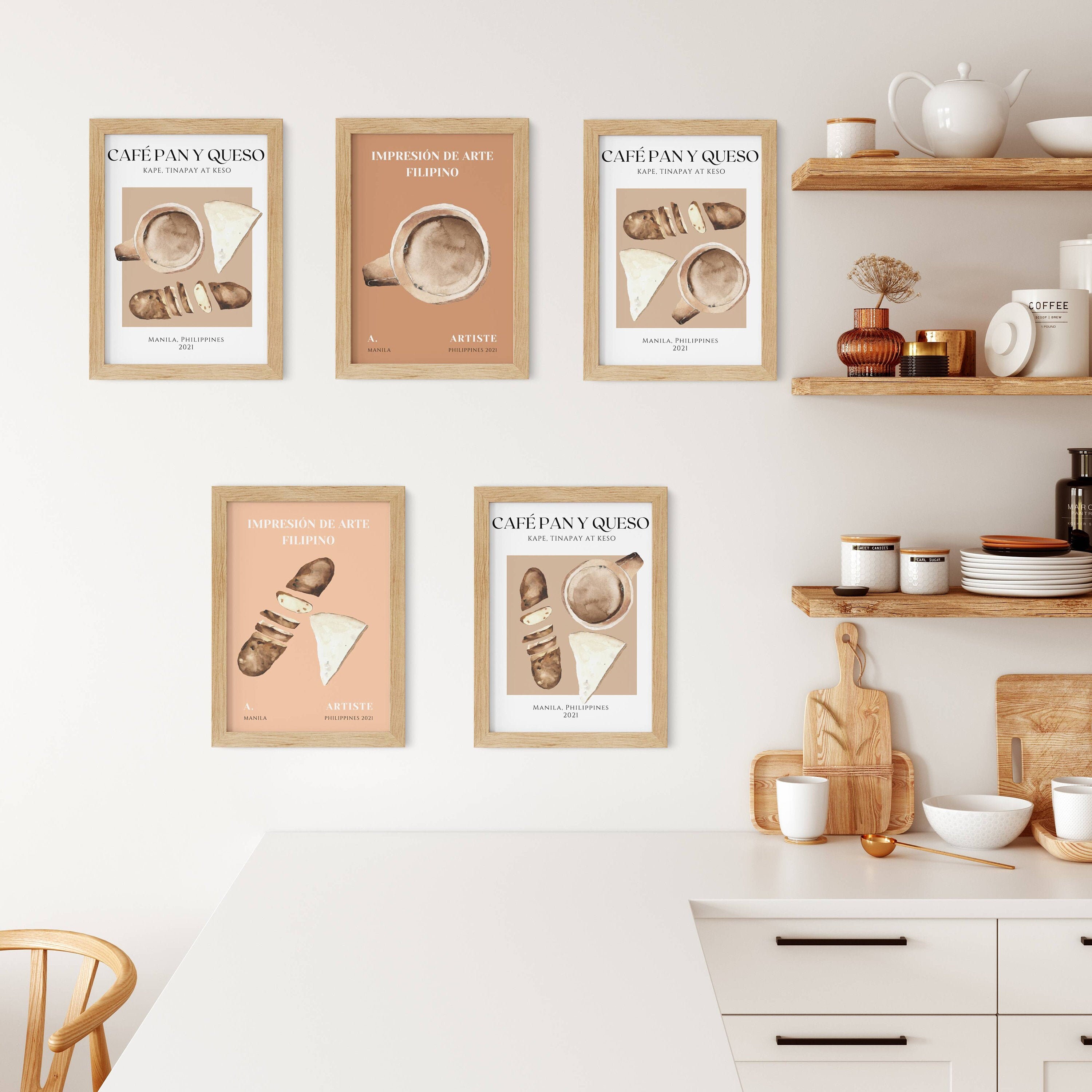 Filipino Food Boho Printable Wall Art Set Filipino Art - Etsy