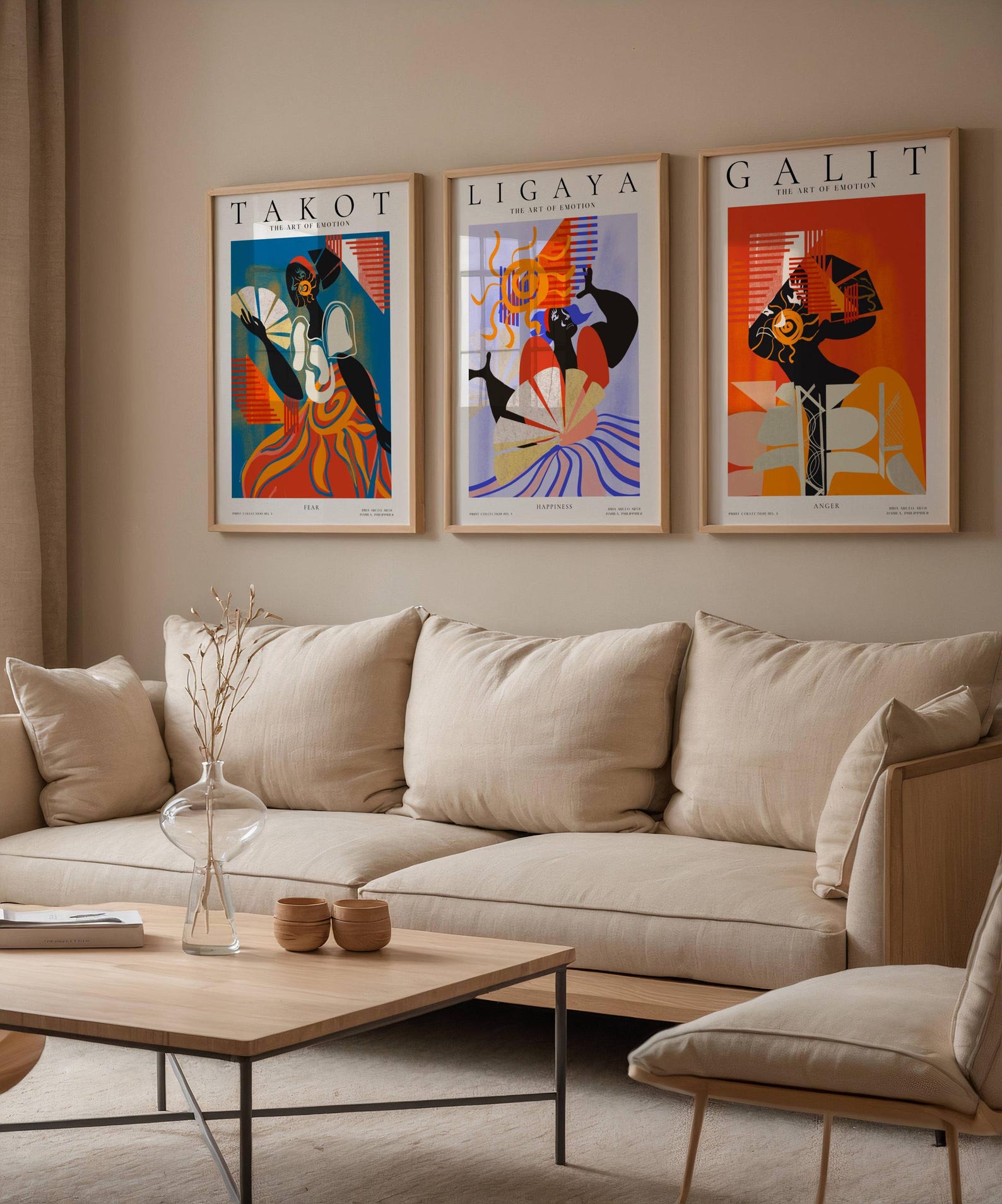 Filipino Abstract Wall Art Matisse Inspired Art Philippines Poster ...