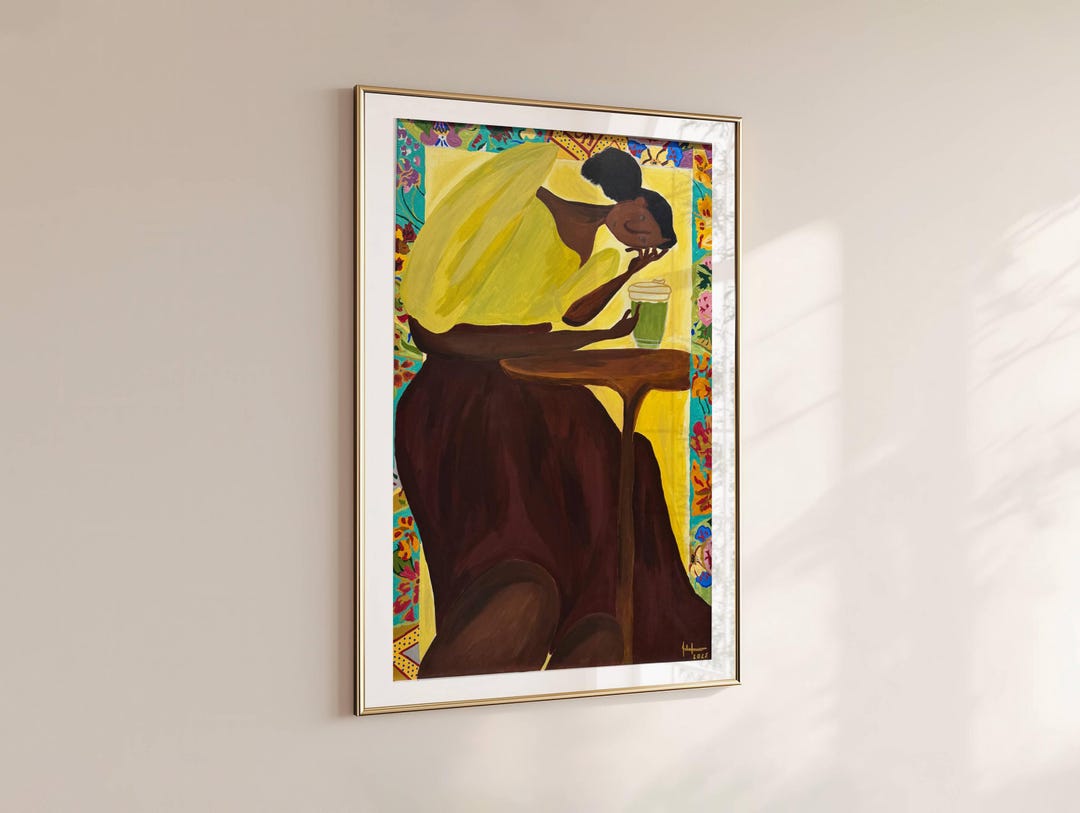 Filipino Abstract People Art Wall Mid Century Modern Abstract Filipino ...