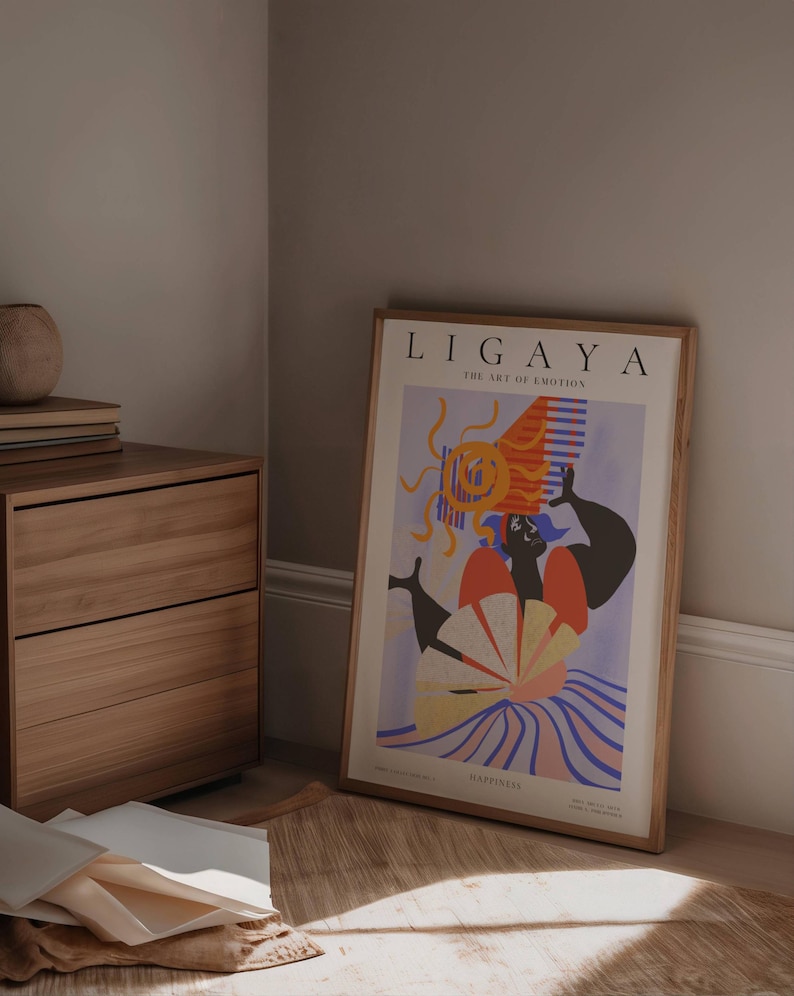 Filipino Abstract Wall Art, Matisse Inspired Art Philippines Poster ...