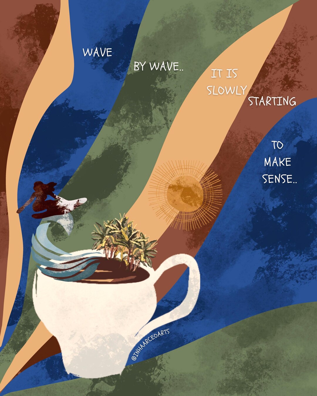 Wave by Wave, It is Slowly Starting to Make Sense Motivational Self ...