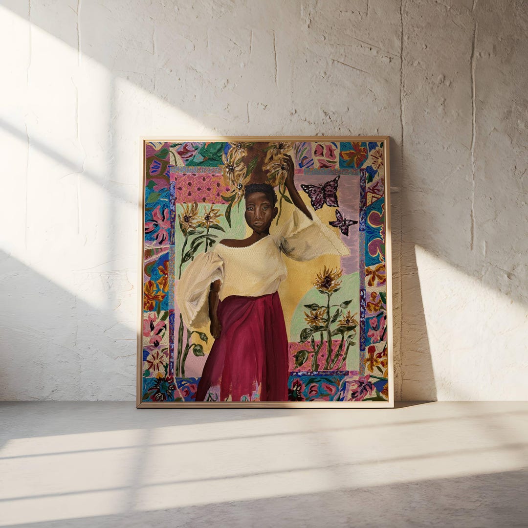 Limited Edition - Si Mirasol Filipino Inspired Art Print Abstract Woman ...