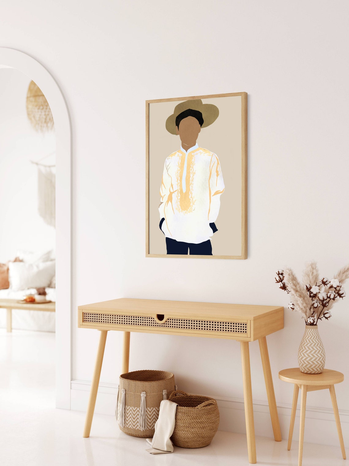 Male Vintage Filipino Wall Art, Philippines Poster, Filipino Mid ...