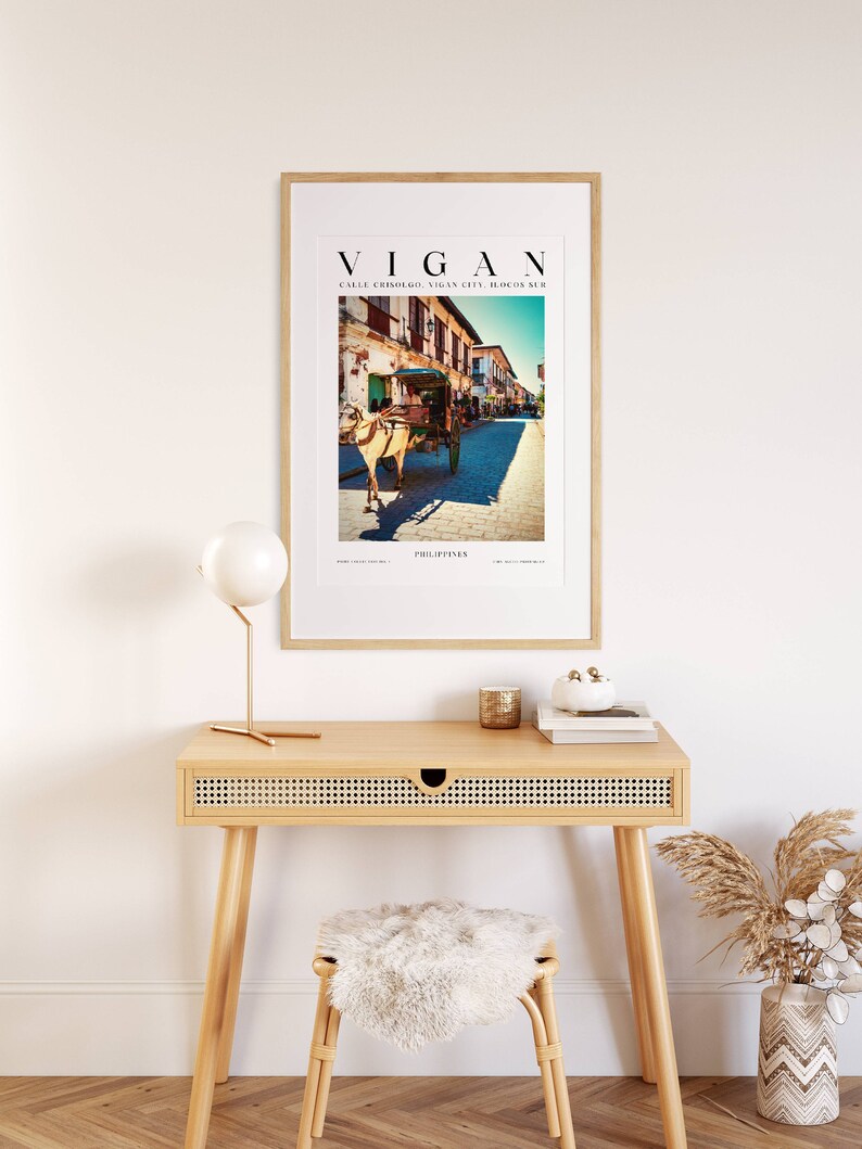 Vigan Filipino Art Travel Vintage Print Inspired by Matisse ...