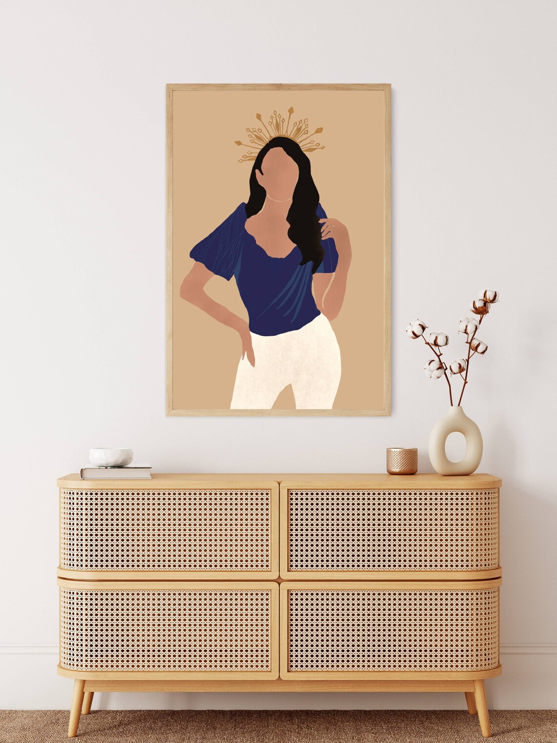 Filipino Female Woman Boho Art Philippines Poster Filipino | Etsy