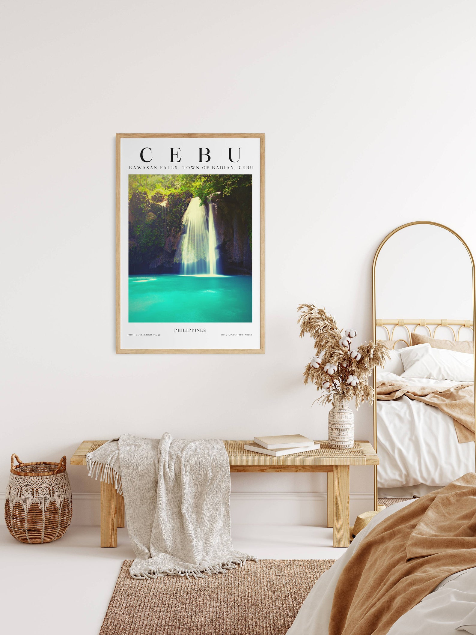 Cebu Filipino Art Travel Vintage Print Inspired by Matisse, Philippines ...