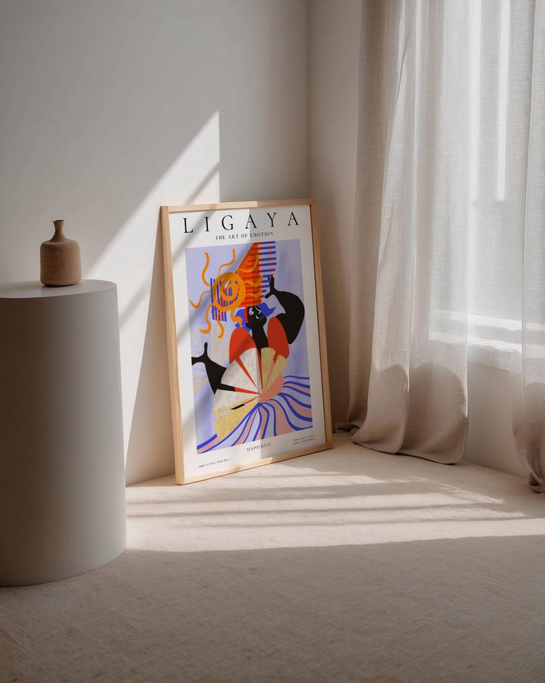 Filipino Abstract Wall Art, Matisse Inspired Art Philippines Poster ...