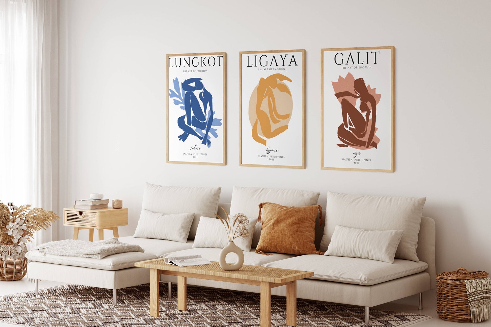 Filipino Abstract Wall Art, Matisse Inspired Art, Philippines Poster ...