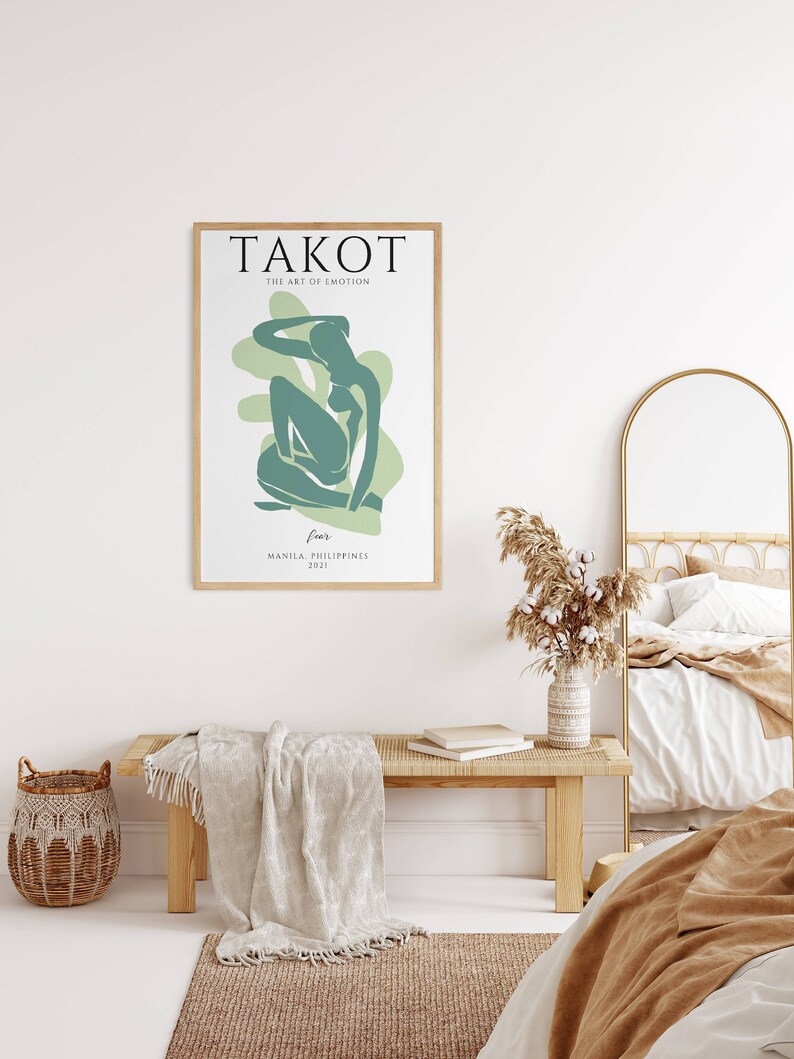 Filipino Abstract Wall Art, Matisse Inspired Art, Retro Wall Art Poster ...
