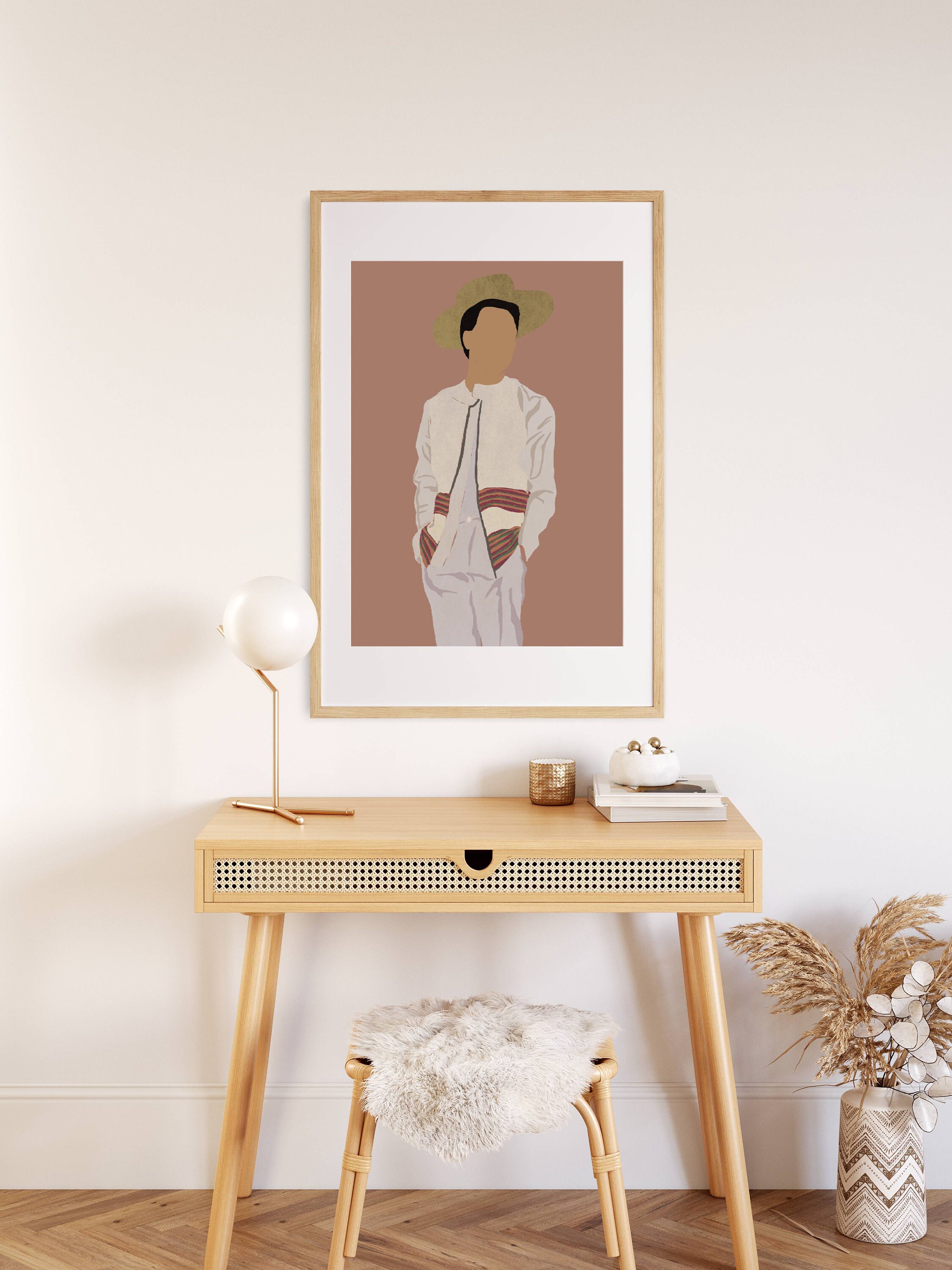 Filipino Man Printable Boho Art Philippines Poster Filipino - Etsy