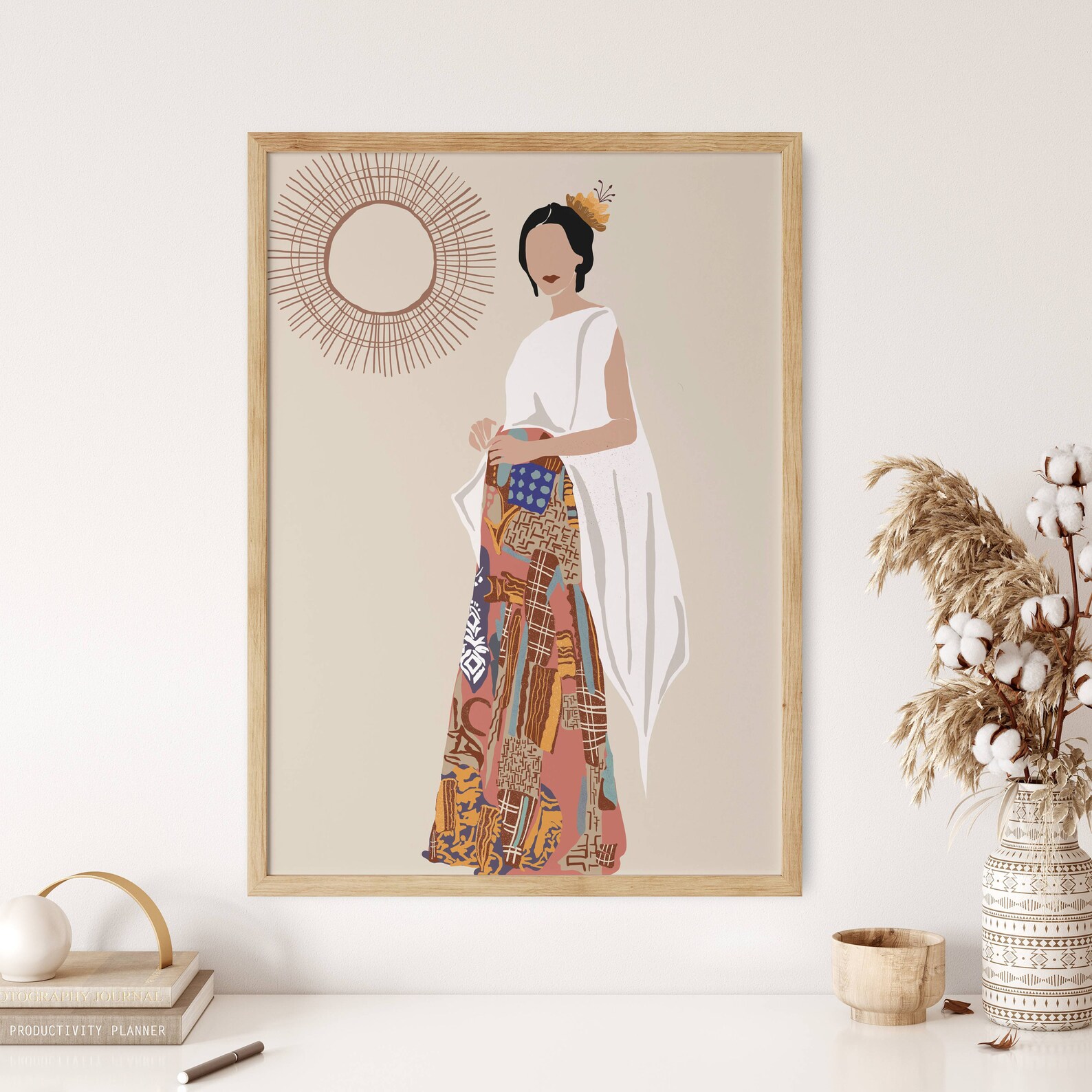 Filipino Gallery Wall Set, Filipino Set of 6 Woman Prints, Gallery Wall ...