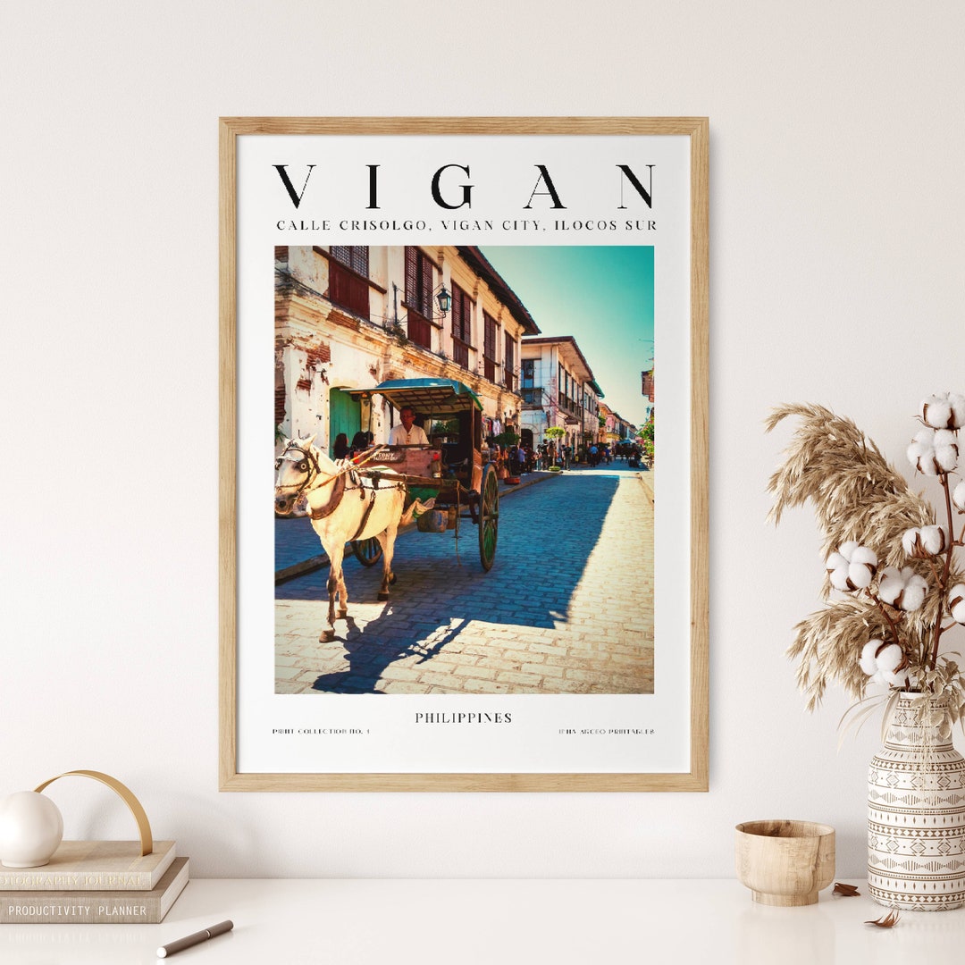Vigan Filipino Art Travel Vintage Print Inspired by Matisse ...