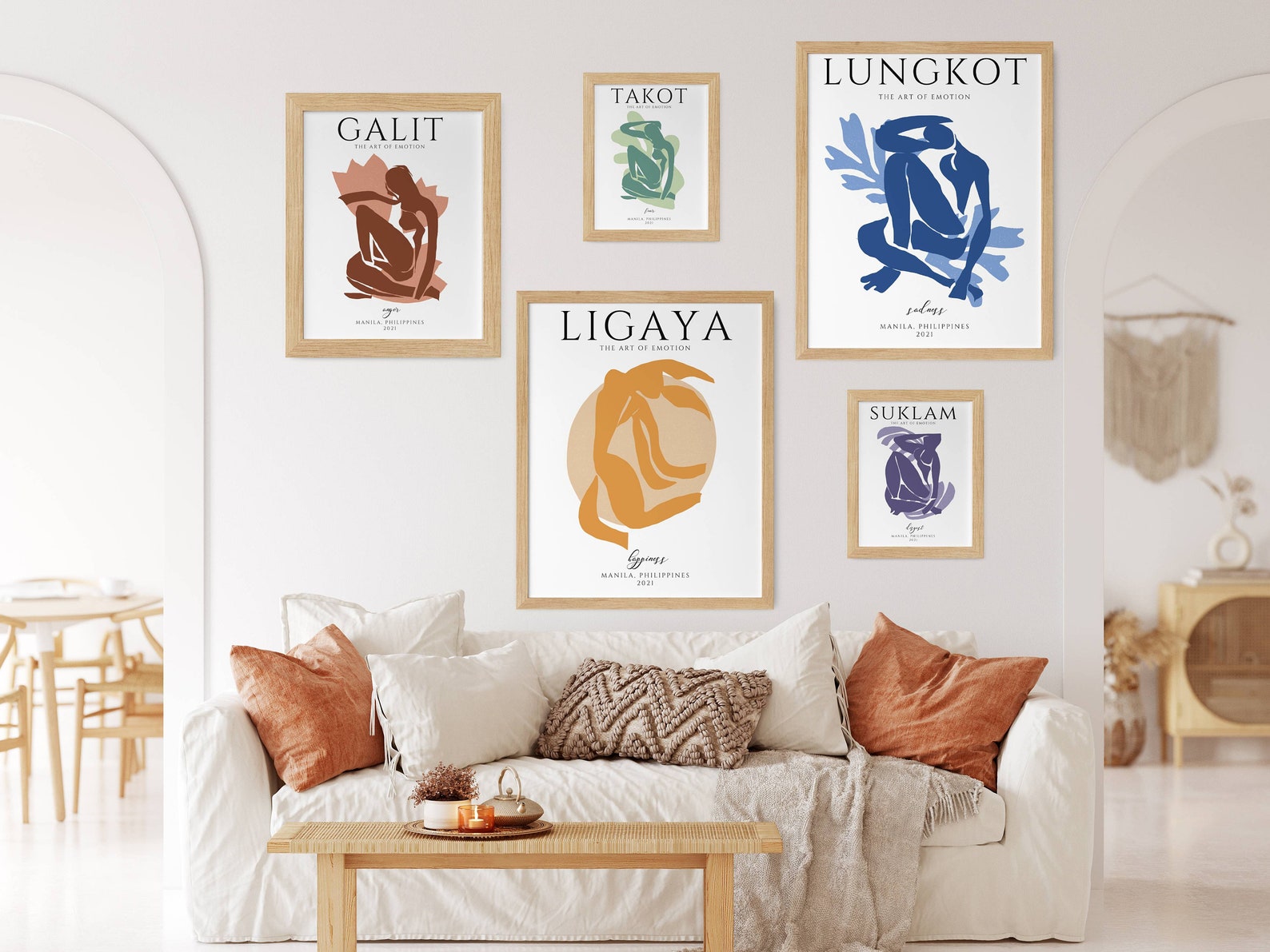 Filipino Abstract Wall Art, Matisse Inspired Art, Philippines Poster ...