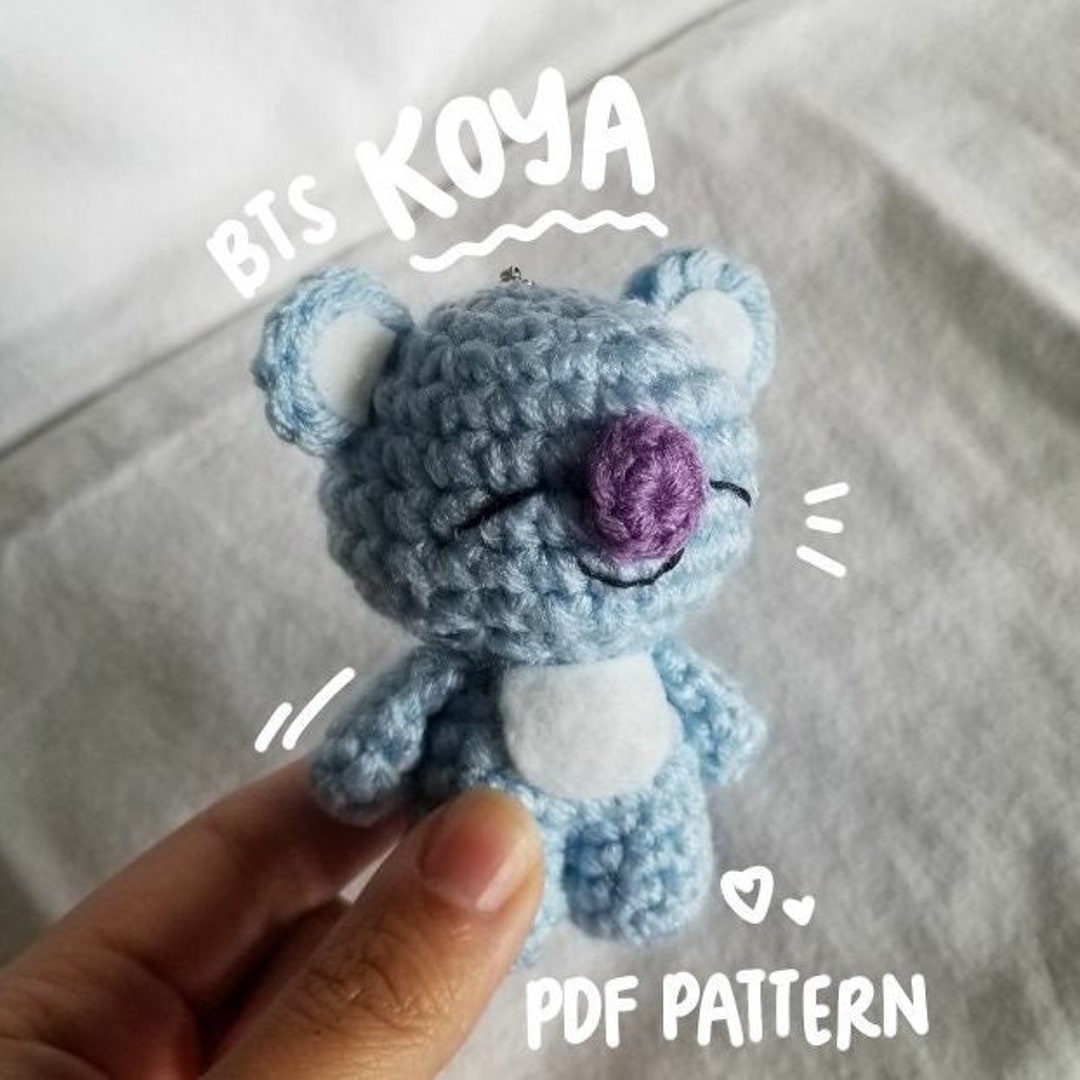 PDF PATTERN Crochet BTS Baby Koya BT21 - Etsy