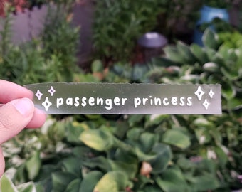 Passenger Princess Mirror Decal Car Sticker Gift for Her Girlfriend ...