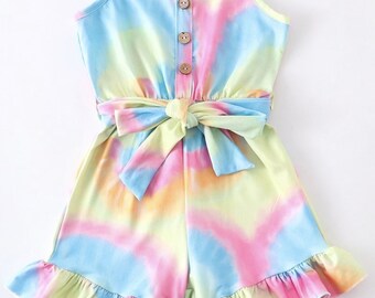 Rainbow Romper | Etsy