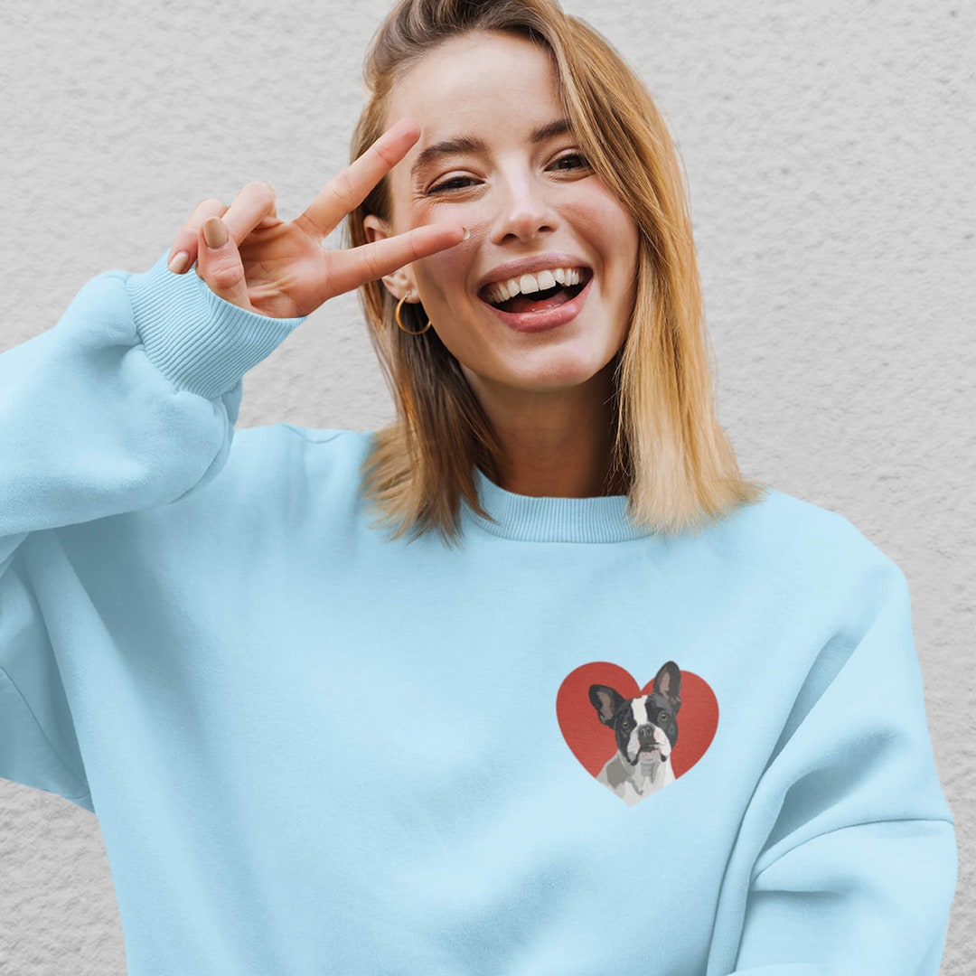 Boston Terrier Sweatshirt / Boston Terrier Mom Gift / Boston Terrier ...