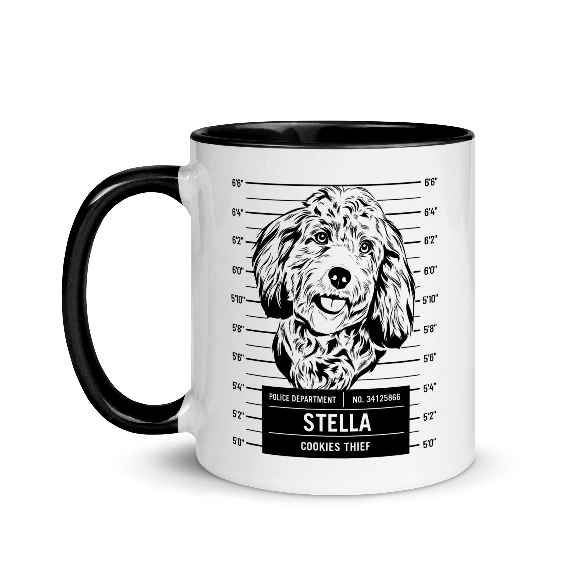 Custom Cockapoo Mugshot Mug / Cockapoo Mom Gift / Cockapoo Dad - Etsy
