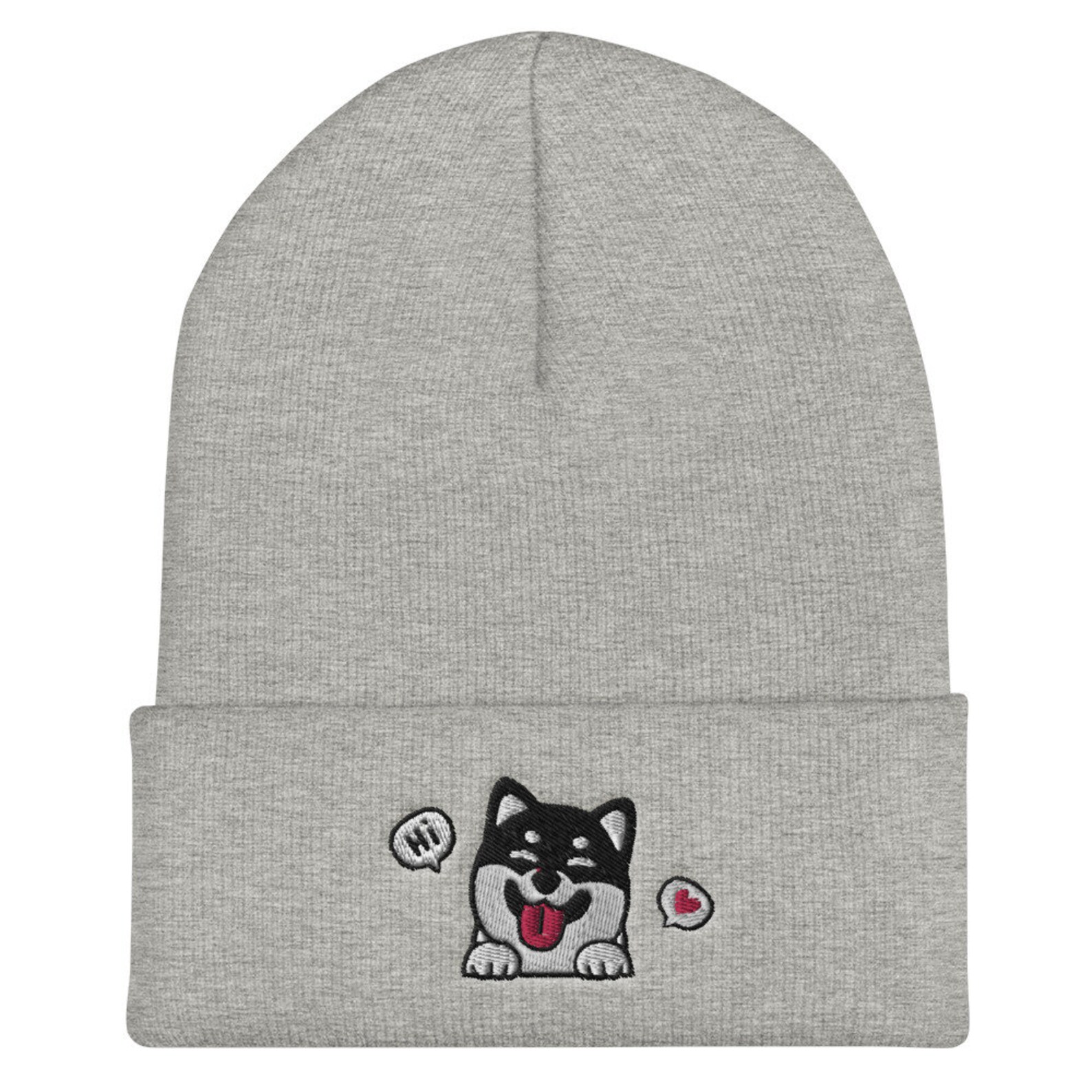 Shiba Inu Beanie / Black Shiba Inu / Shiba Inu Mom Gift / Dog - Etsy