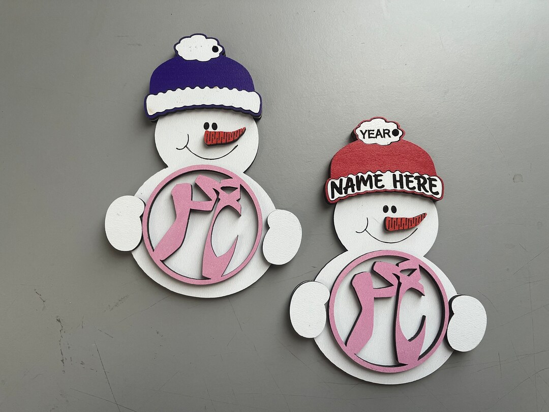 Ballet Snowman Ornament/ Ballet Ornament/ Ballet Dancer Ornament ...