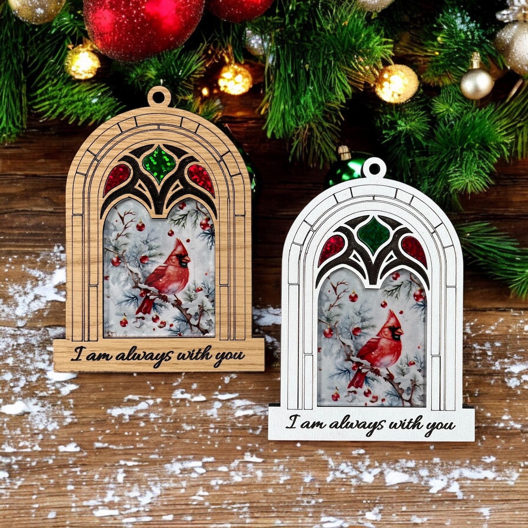Cardinal Memorial Ornament/ I Am Always With You/ Cardinal Ornament ...