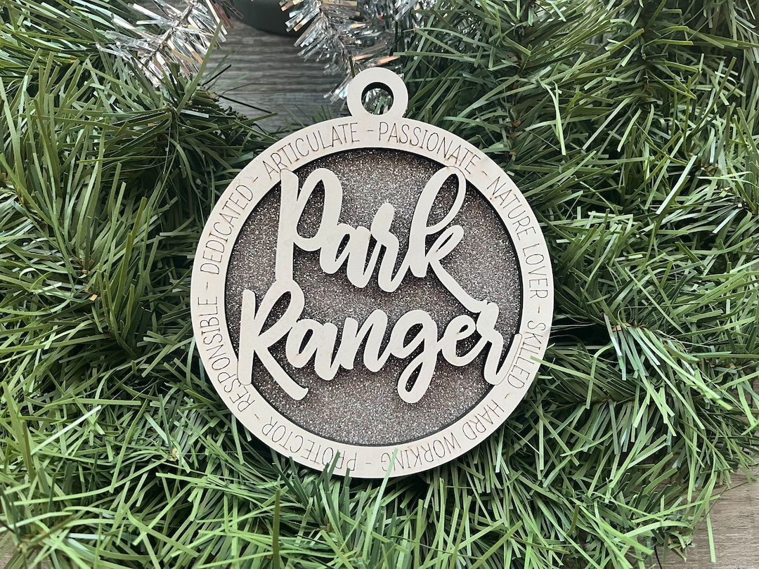 Park Ranger Ornament/ Park Ranger Gift/ Christmas Ornament/ Christmas ...