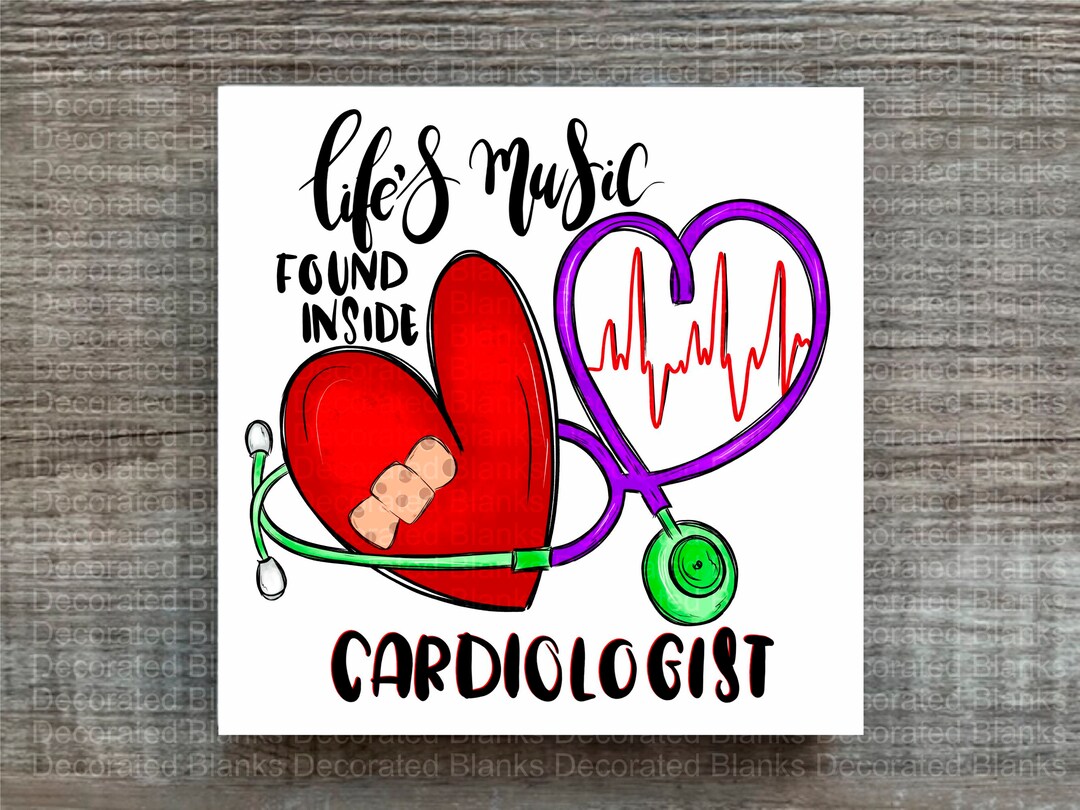 Cardiologist Plaque/ Cardiologist Sign/ Cardiologist Gift/ Gift for ...