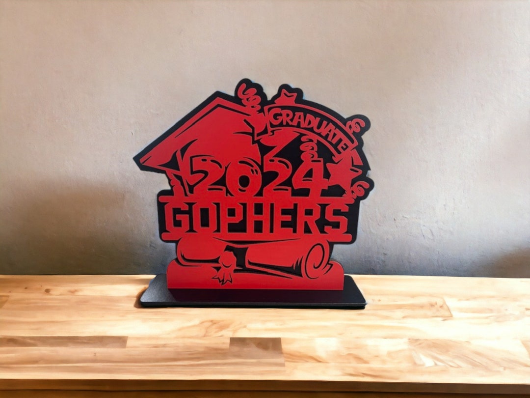 Gophers Graduation Centerpiece/ 2024 Graduation Sign/ Personalized ...