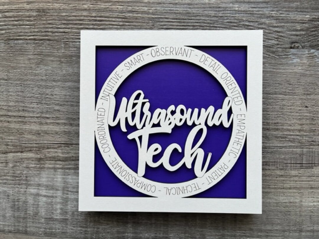 Ultrasound Tech Sign/ Ultrasound Tech Plaque/ Ultrasound Tech Gift ...
