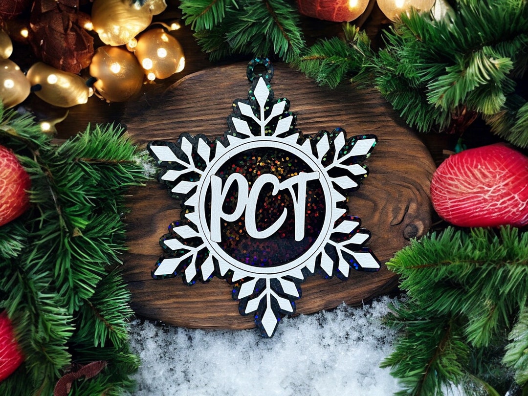 PCT Snowflake Ornament/ PCT Gift/ PCT Ornament/ Christmas Ornament ...
