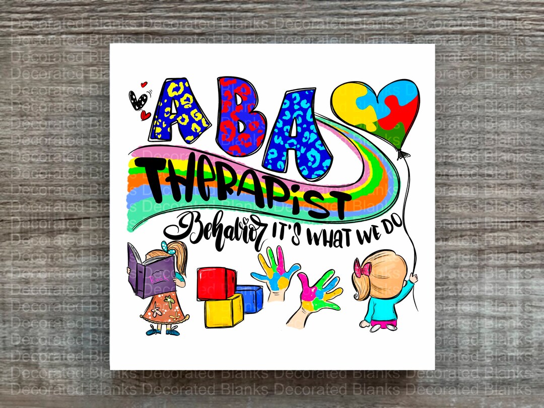 ABA Therapist Plaque/ ABA Therapist Sign/ ABA Gift/ Gift for Aba ...