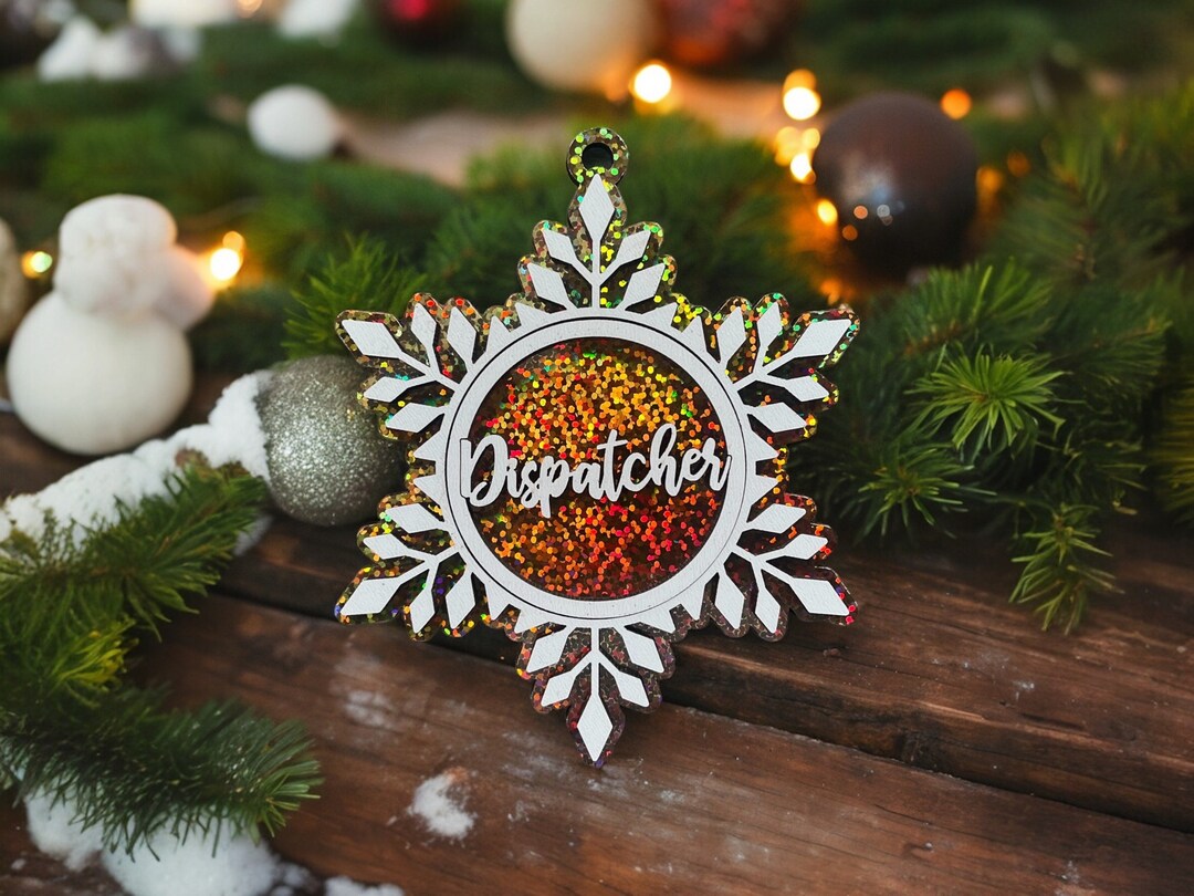 Dispatcher Snowflake Ornament/ Dispatcher Gift/ Dispatcher Ornament ...